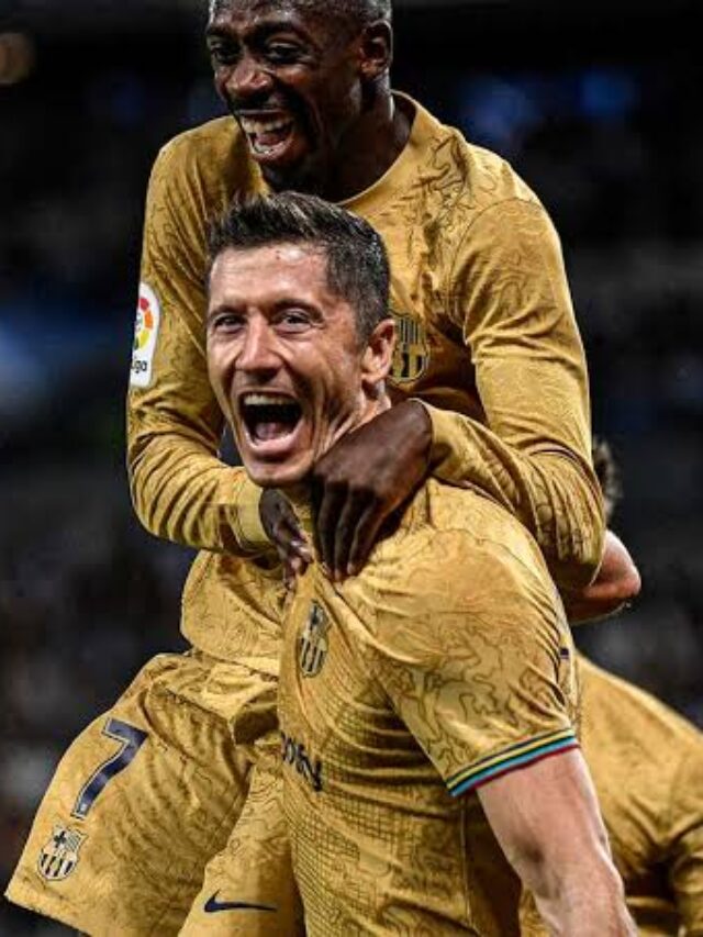 Robert Lewandowski nets his first goals for Barcelona - Khbarkona